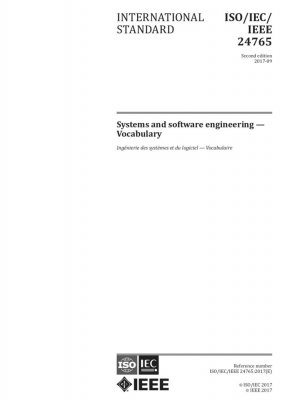 ISO/IEC/IEEE 24765:2017 系统和软件工程.词汇 标准全文