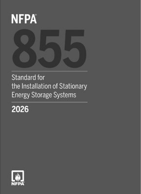 NFPA 855-2026 固定式储能系统安装标准 标准全文