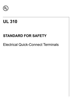 UL 310-2019 电子快联终端 标准全文