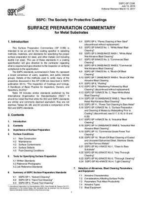 SSPC SP COM-2016(2017) 金属基材表面准备指南 标准全文