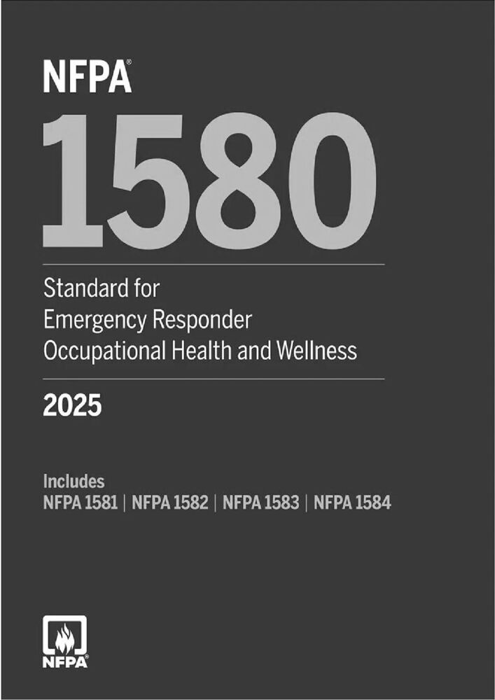 NFPA 1580-2025 应急响应人员职业健康与福祉标准 标准全文